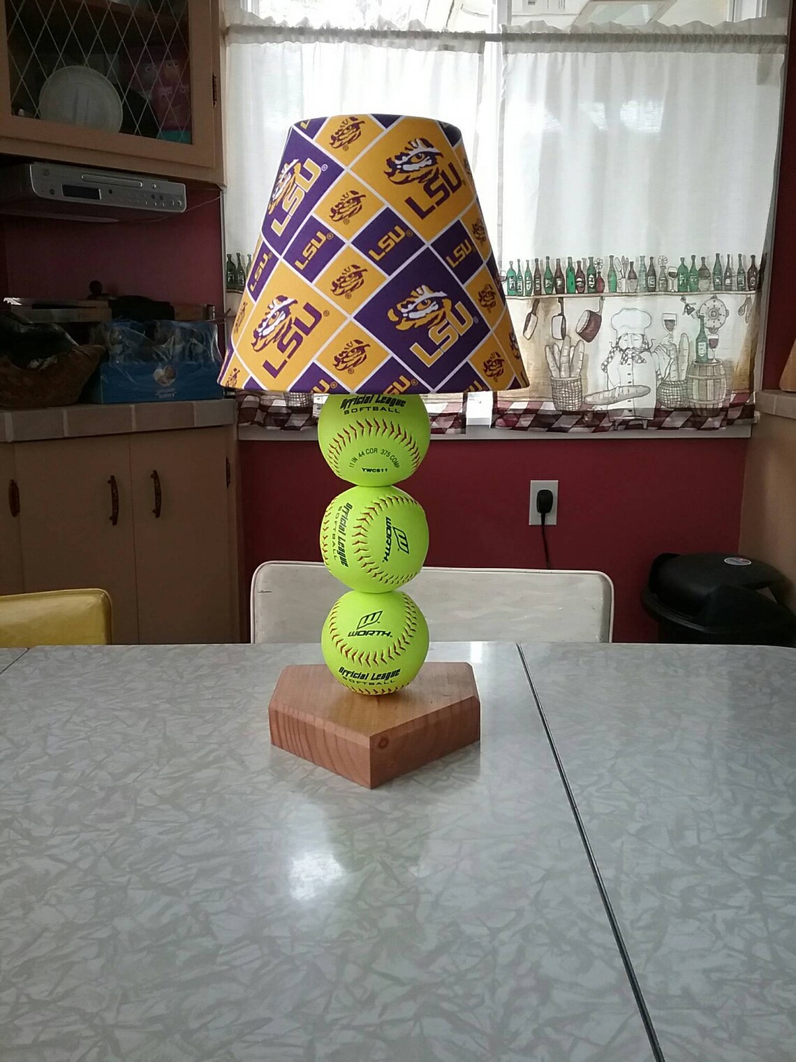 LSU Louisiana State University Tigers Lamp Shade. Shades Are - Etsy