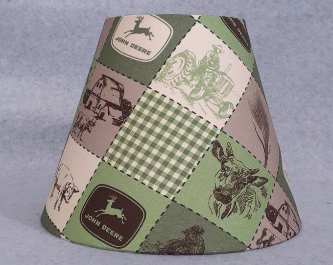 John Deere Tractor Lamp Shade. Shades Are 9.5" Wide at the Bottom, 5 ...