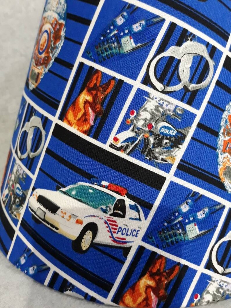 Police Lamp Shade. Law Enforcement. K9 Shades Are 9.5" X 5" X 7" Tall ...