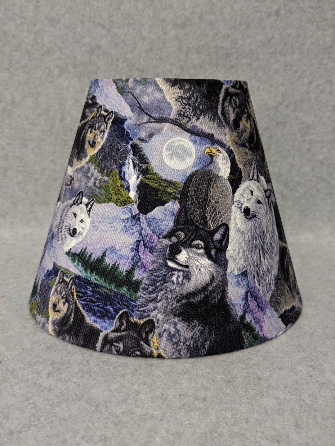Wolves and Nature Lamp Shade. Wolf. Bald Eagle. Pack. Wolves Are ...