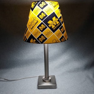 University of Michigan Lamp Shade. Wolverines. Shades Are 9.5 X 5 X 7 ...