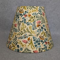 Rustic Arc Floor Lamp With Woodland Hare Print Shade, Vintage Storybook ...