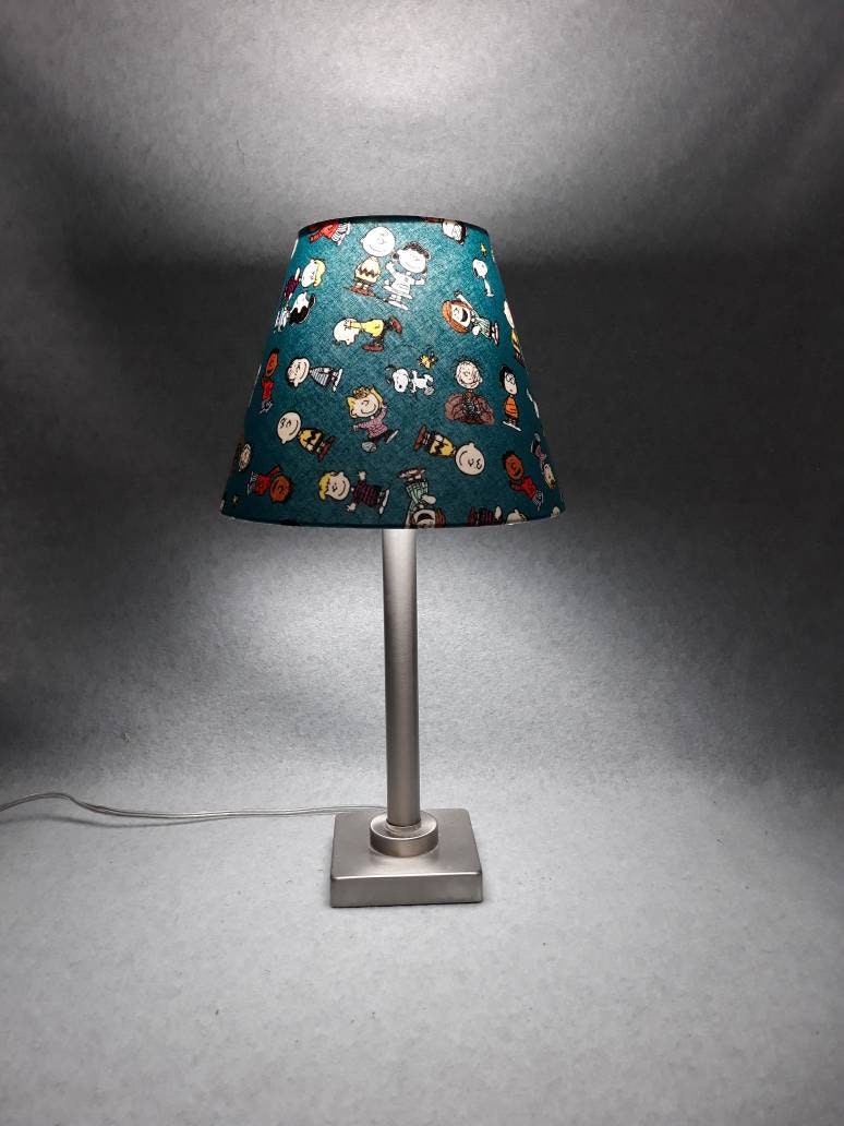 Peanuts lamp shade. Snoopy. Charlie brown. Shade is | Etsy