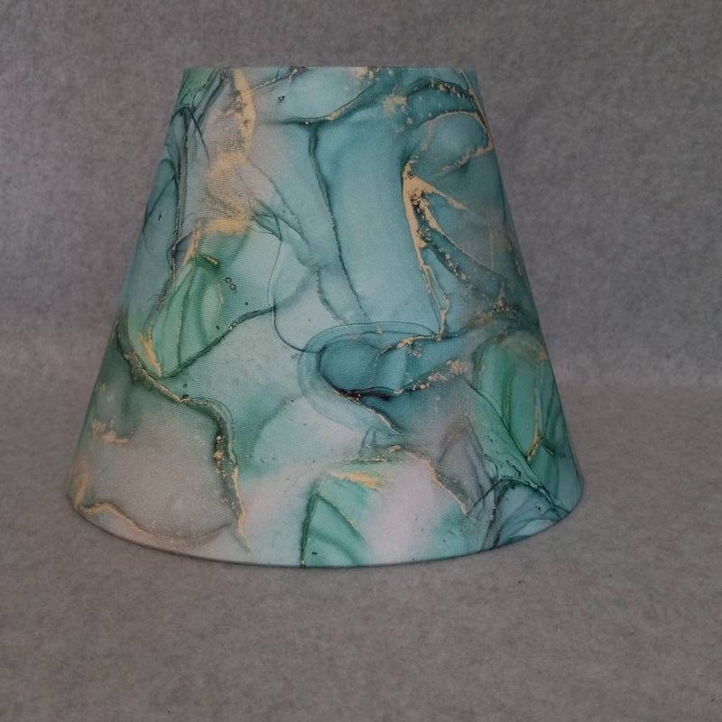 Unique Teal Lamp Shade - Etsy
