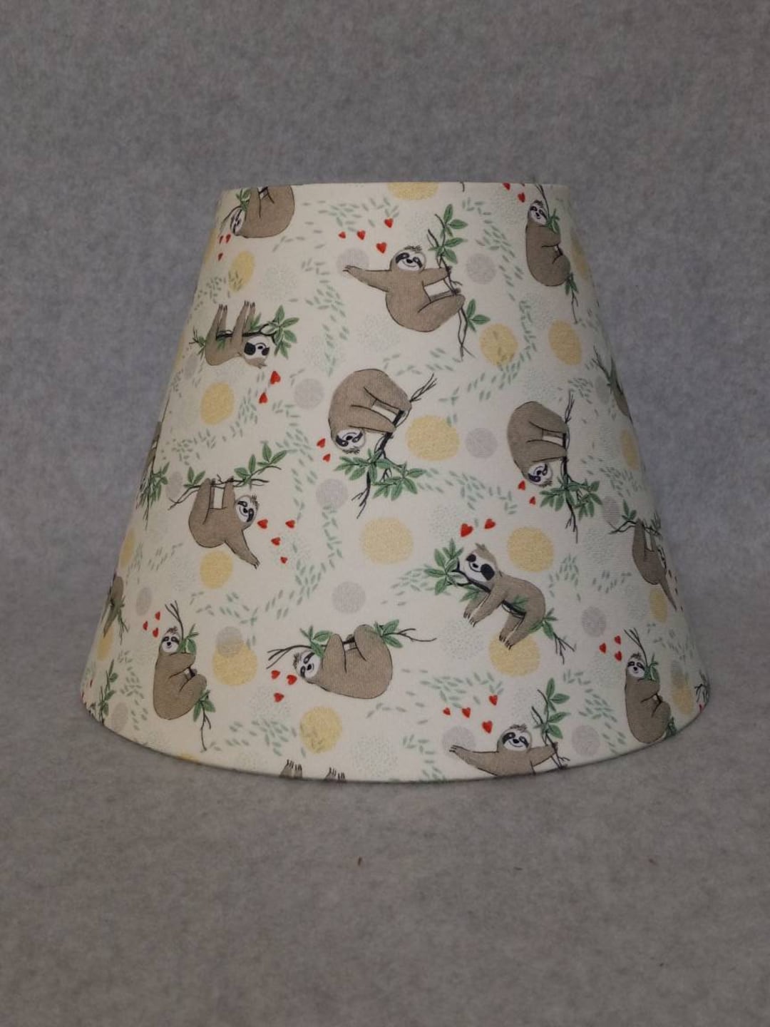 Sloth Lamp Shade. Light Beige. Jungle. Shades Are 9.5 X 5 X 7 Tall - Etsy