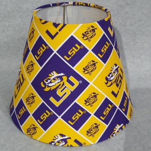 LSU Louisiana State University Tigers Lamp Shade. Shades Are - Etsy