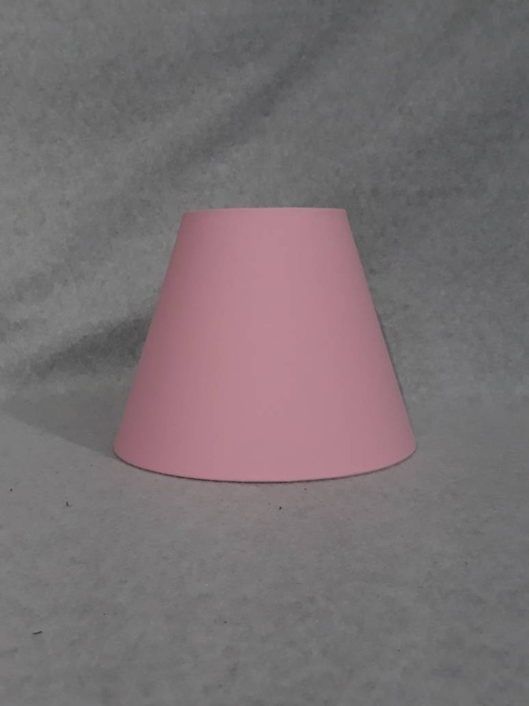 Light Pink Lamp Shade. Solid Pink. Shades Are 5" Wide at the Top, 9.5 ...