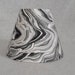 Grey / Gray Swirl Lamp Shade. Marble Pattern. Shade is 9.5 Wide at the ...