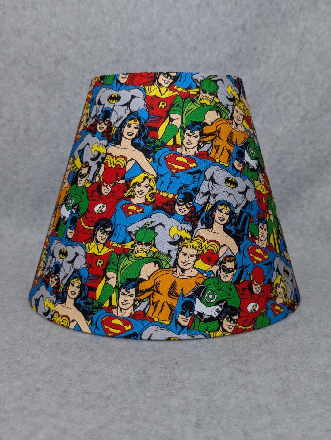 Superhero Lamp Shade. Justice League. Super Friends. DC Comics. Shades ...