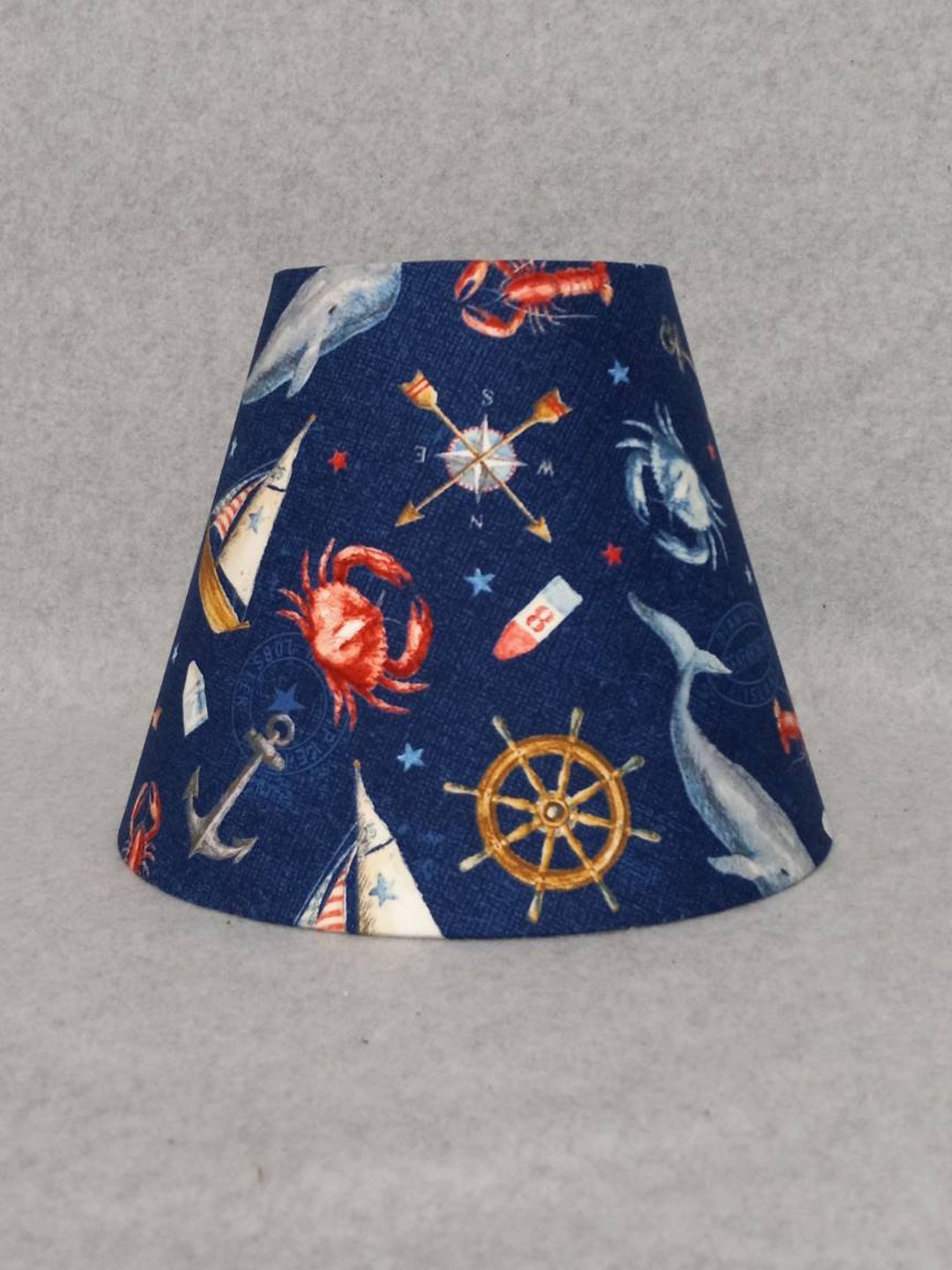 Nautical Ocean Shade. Beach Life. Anchors. Compass. Helm. Wheel. Shades ...