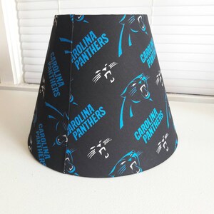 Carolina Panthers Lamp Shade. NFL. Shades Are 9.5 X 5 X 7 Tall - Etsy