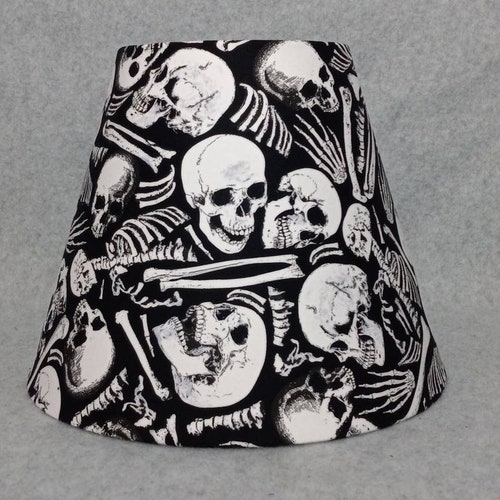 Skulls and Roses Lamp Shade. Shades Are 9.5 X 5 X - Etsy