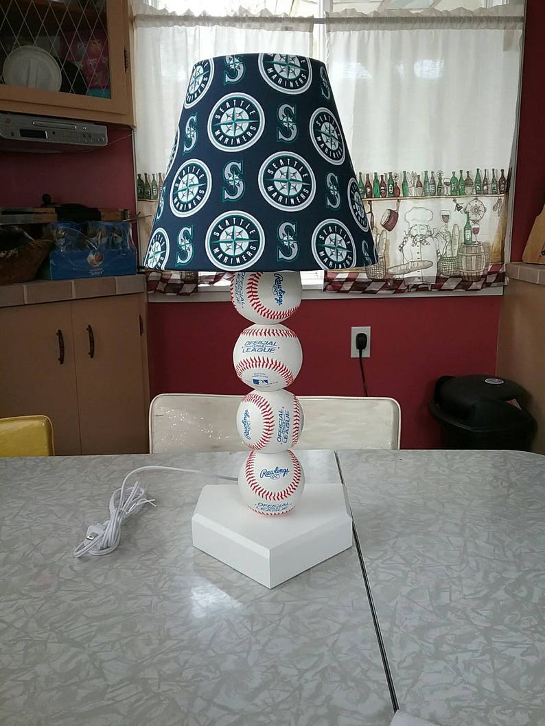 Seattle Mariners Lamp Shade Baseball. Shades Are 9.5 X - Etsy