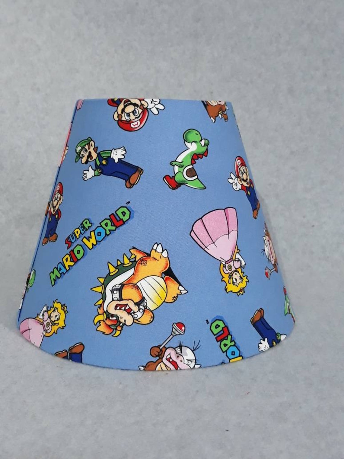 Super Mario World Lamp Shade nintendo. Characters Packed. - Etsy