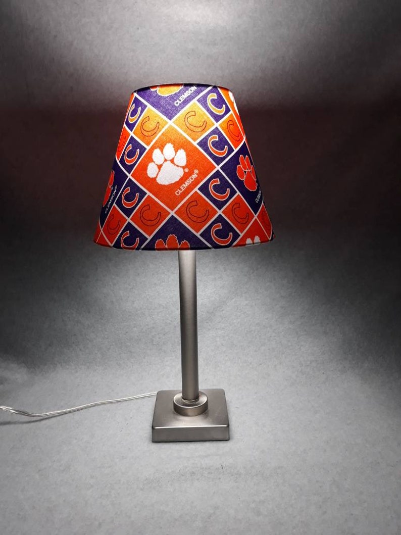 Clemson University Lamp Shade. Tigers. Shades Are 9.5 X - Etsy