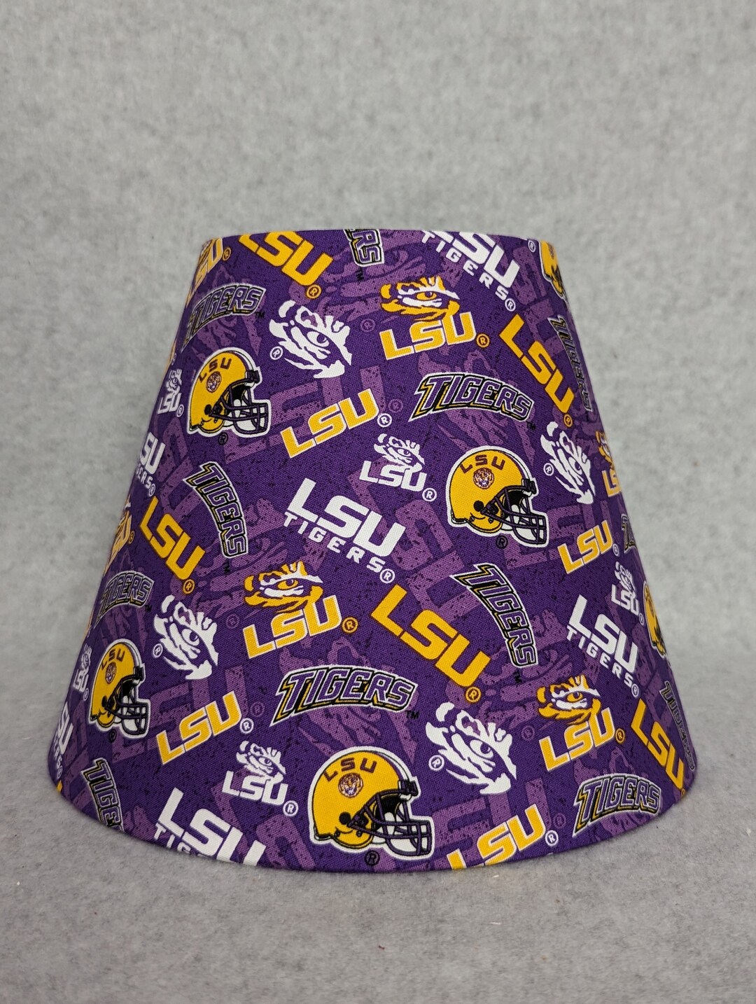 LSU, Louisiana State University Tigers Lamp Shade. Shades Are 9.5 X 5 X ...