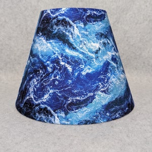 Water of the Earth Lamp Shade. Ocean, Sea. Water. Waves. Clouds ...