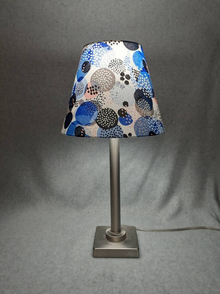 Colorful abstract lamp shade. Painted look. Shade is 9.5 | Etsy