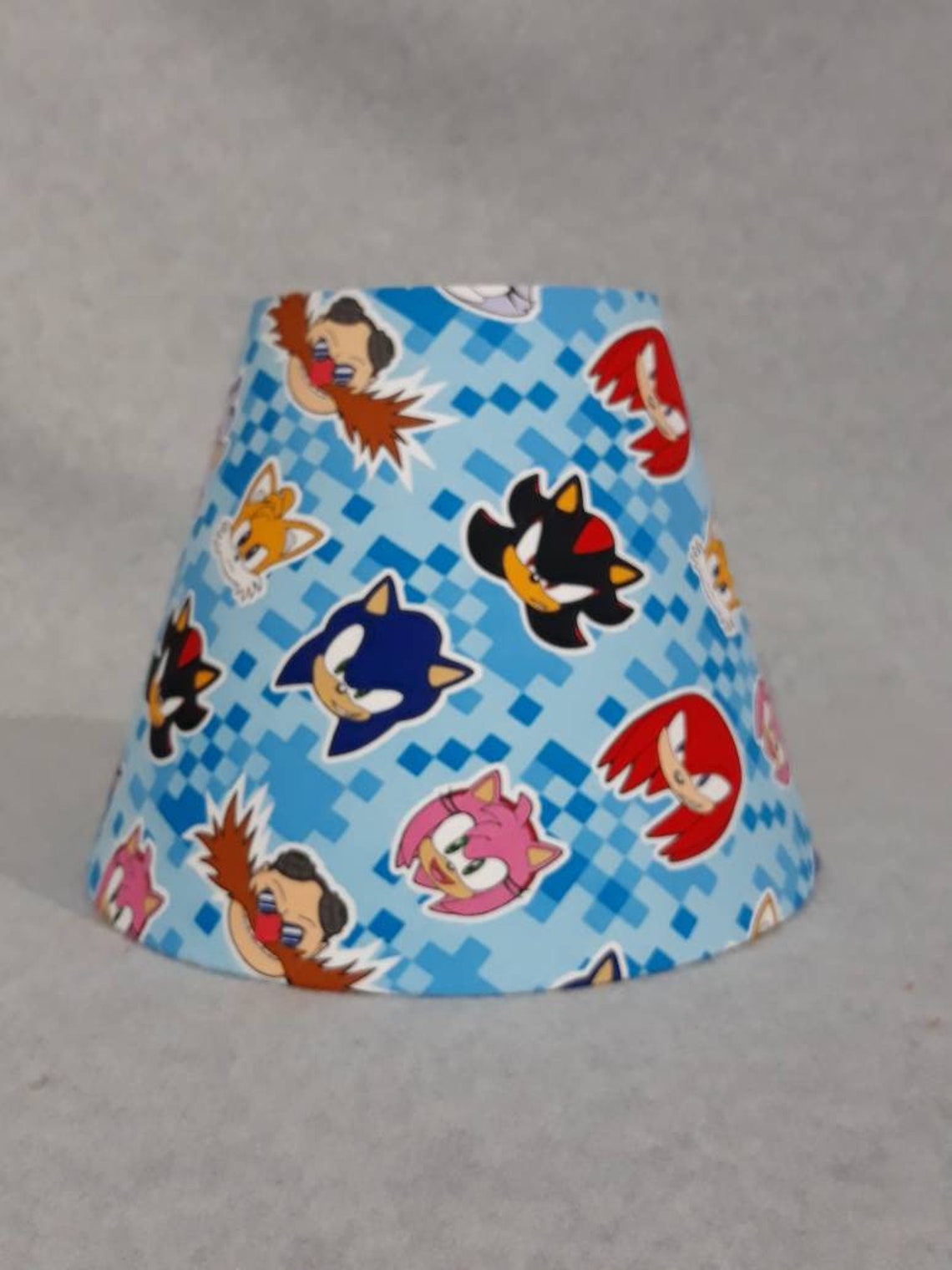 Sonic the Hedgehog Lamp Shade nintendo Sega Characters - Etsy