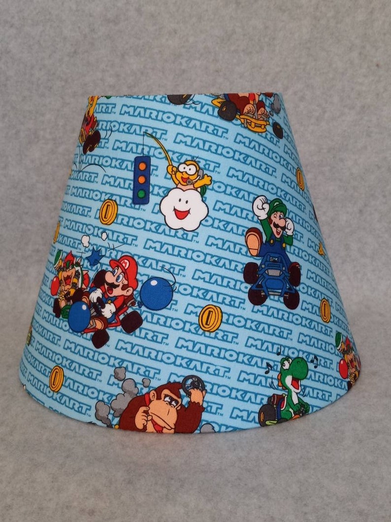 Super Mario Lamp Shade nintendo. Racing. Shades Are - Etsy