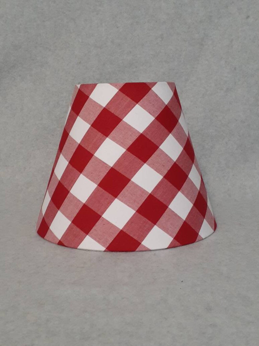 Red and White Buffalo Check Lamp Shade. Checkered. Red and White. Shade ...