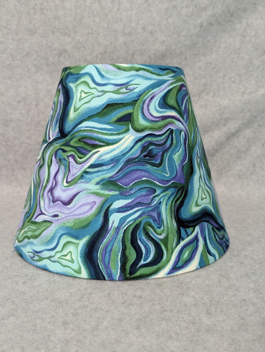 Green Violet Blue White Oil Slick Lamp Shade. Abstract. - Etsy