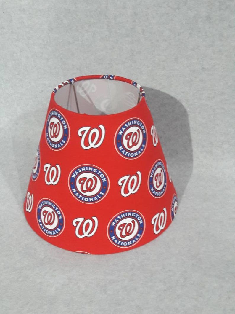 Washington Nationals Lamp Shade Baseball. Shades Are - Etsy