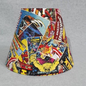 Marvel Comic Book Lamp Shade. Images Are Random. Thor, Wolverine ...