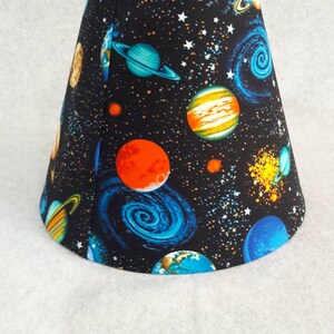 Outer Space Lamp Shade. Galaxy. Milky Way. Earth. Planets. Stars ...
