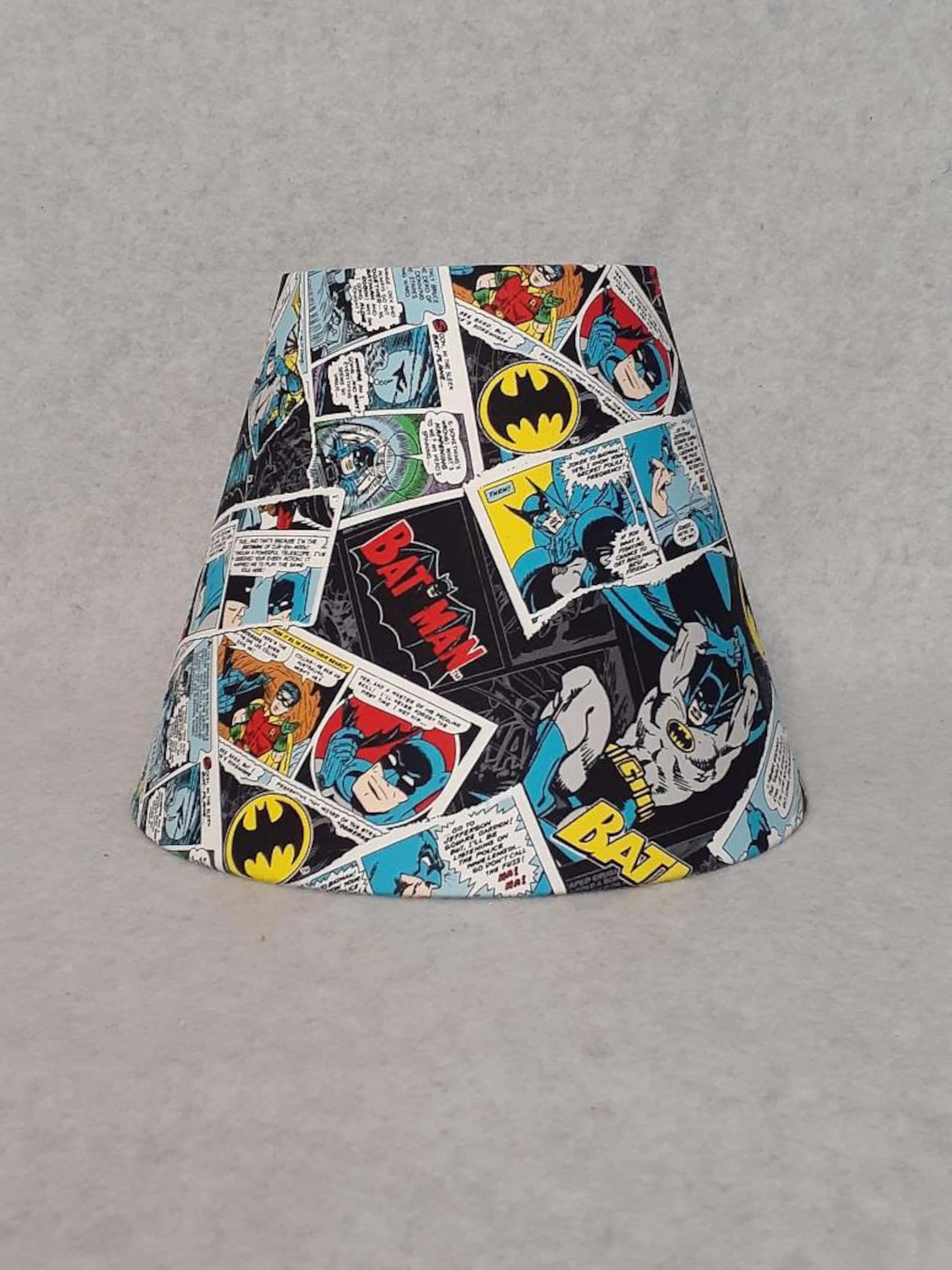Batman Lamp Shade DC Comics. Shades Are 9.5 X 5 - Etsy