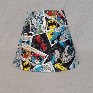 Batman Lamp Shade DC Comics. Shades Are 9.5 X 5 X 7 Tall - Etsy