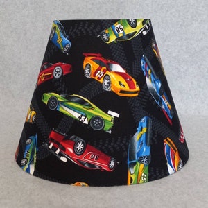 Race Car, Sports Car Lamp Shade. Black. Shades Are 9.5 X 5 X 7 Tall - Etsy