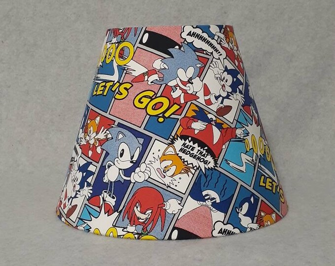 Sonic the Hedgehog Lamp Shade (nintendo, Sega) Characters Packed ...