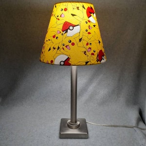 Pokémon Lamp Shade. Pikachu. Yellow. Shades Are 9.5 X 5 X 7 Tall - Etsy