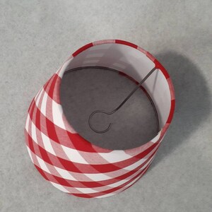 Red and White Buffalo Check Lamp Shade. Checkered. Red and White. Shade ...