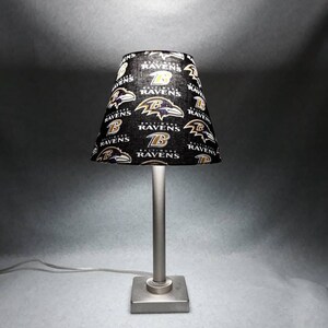 Baltimore Ravens Lamp Shade. NFL. Shades Are 9.5" X 5" X 7" Tall - Etsy