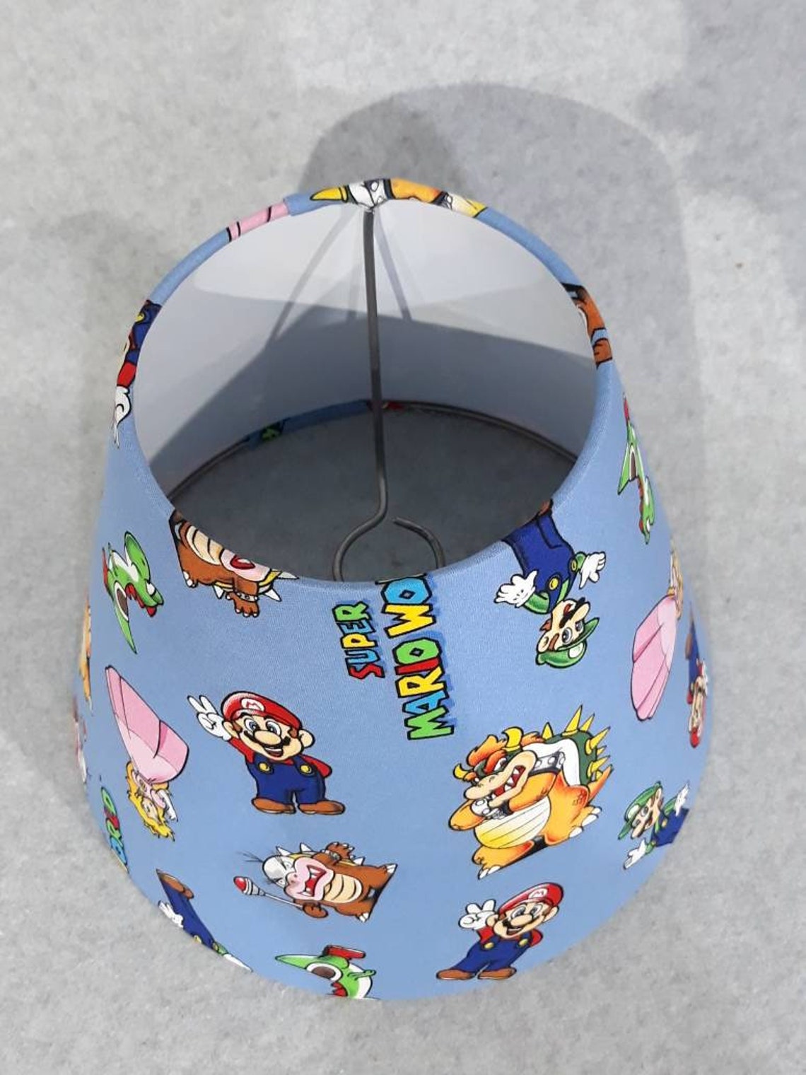 Super Mario World Lamp Shade nintendo. Characters Packed. - Etsy
