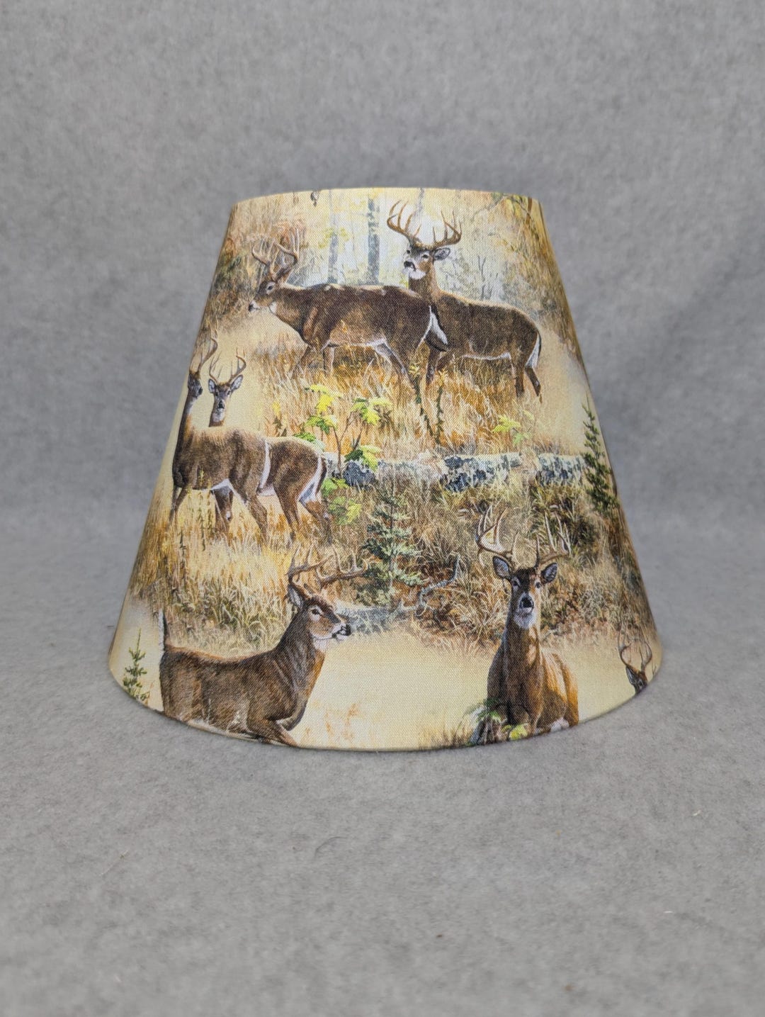 Deer Lamp Shade. Bucks. Buck. Hunting. Antlers. Flowers, Trees. Shades ...