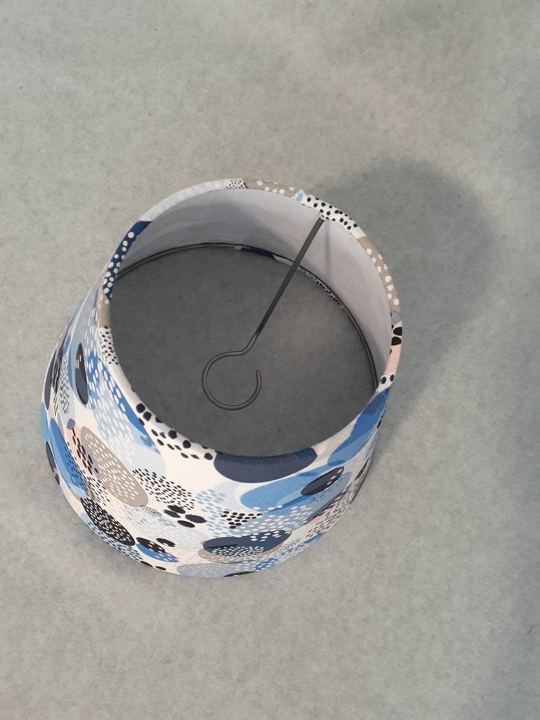 Colorful abstract lamp shade. Painted look. Shade is 9.5 | Etsy