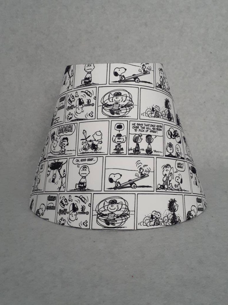 Peanuts Lamp Shade. Snoopy Woodstock Charlie Brown. Shades | Etsy