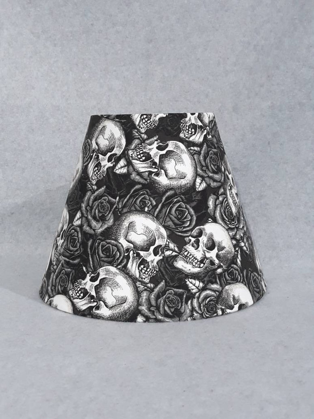 Skulls and Roses Lamp Shade. Shades Are 9.5" X 5" X 7" Tall - Etsy
