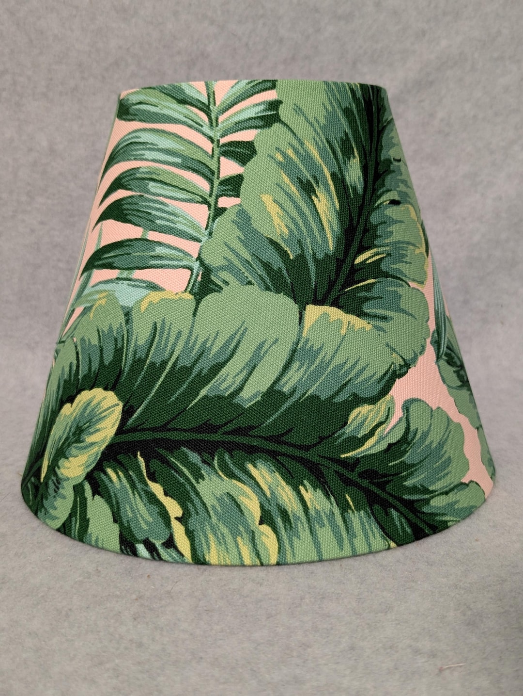 Green Tropical Leaves Lamp Shade. Colorful. Plants. Flowers. Leaf ...