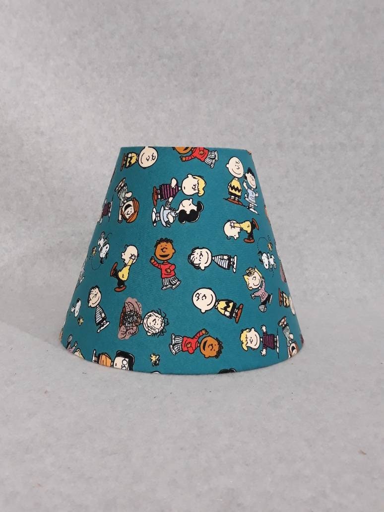 Peanuts lamp shade. Snoopy. Charlie brown. Shade is | Etsy