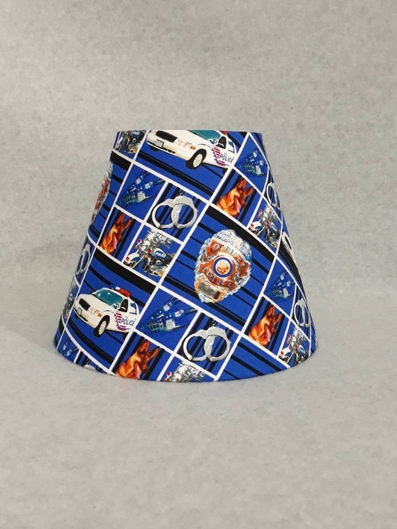 Police Lamp Shade. Law Enforcement. K9 Shades Are 9.5 X - Etsy