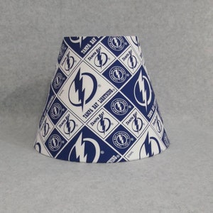 Tampa Bay Lightning. NHL Lamp Shade.. Shades Are 9.5 X - Etsy