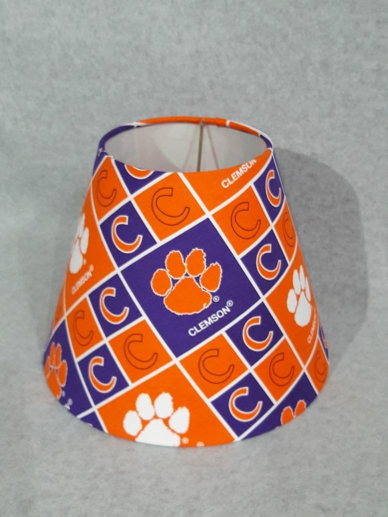 Clemson University Lamp Shade. Tigers. Shades Are 9.5 X - Etsy