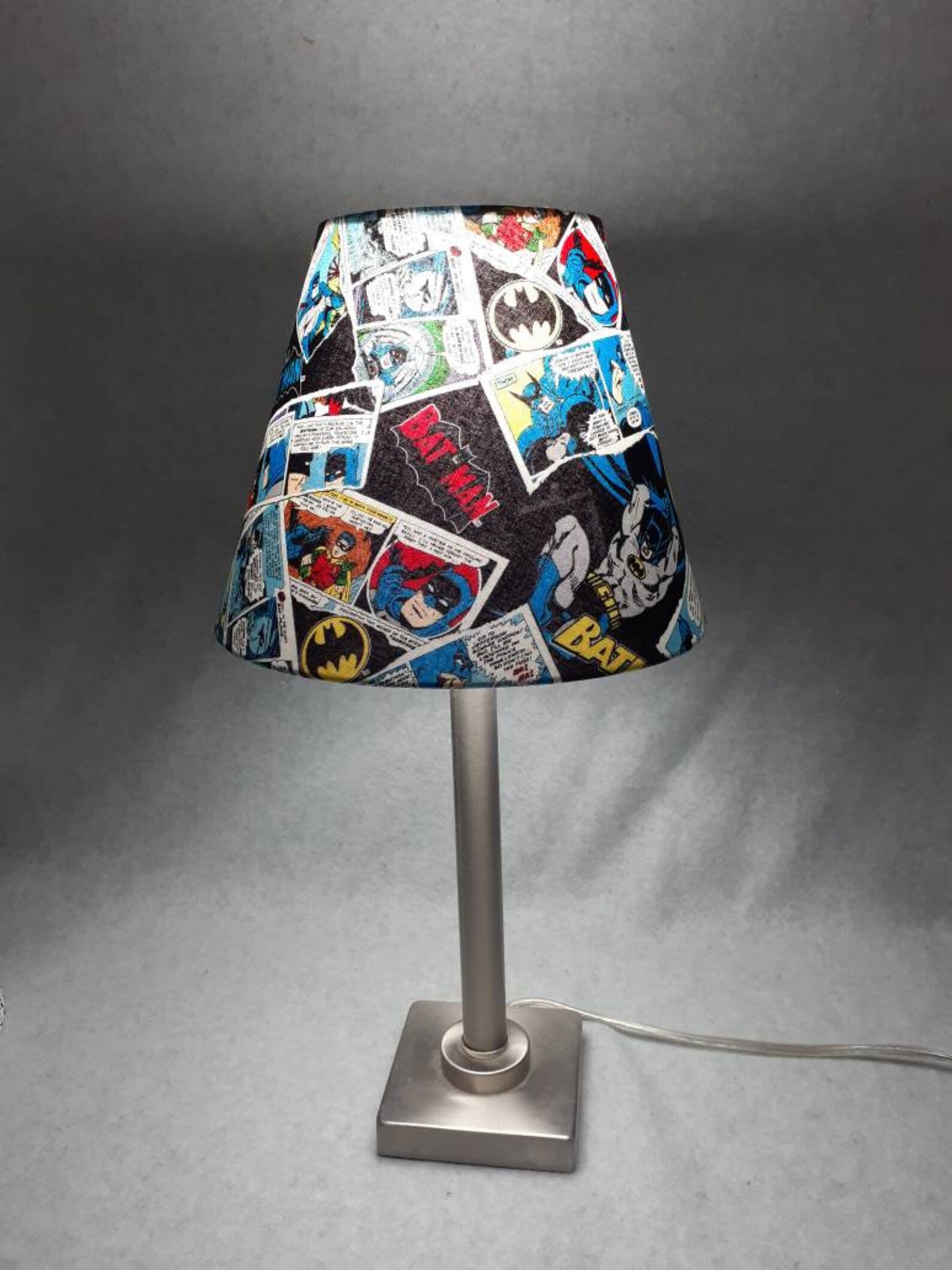 Batman Lamp Shade DC Comics. Shades Are 9.5 X 5 - Etsy