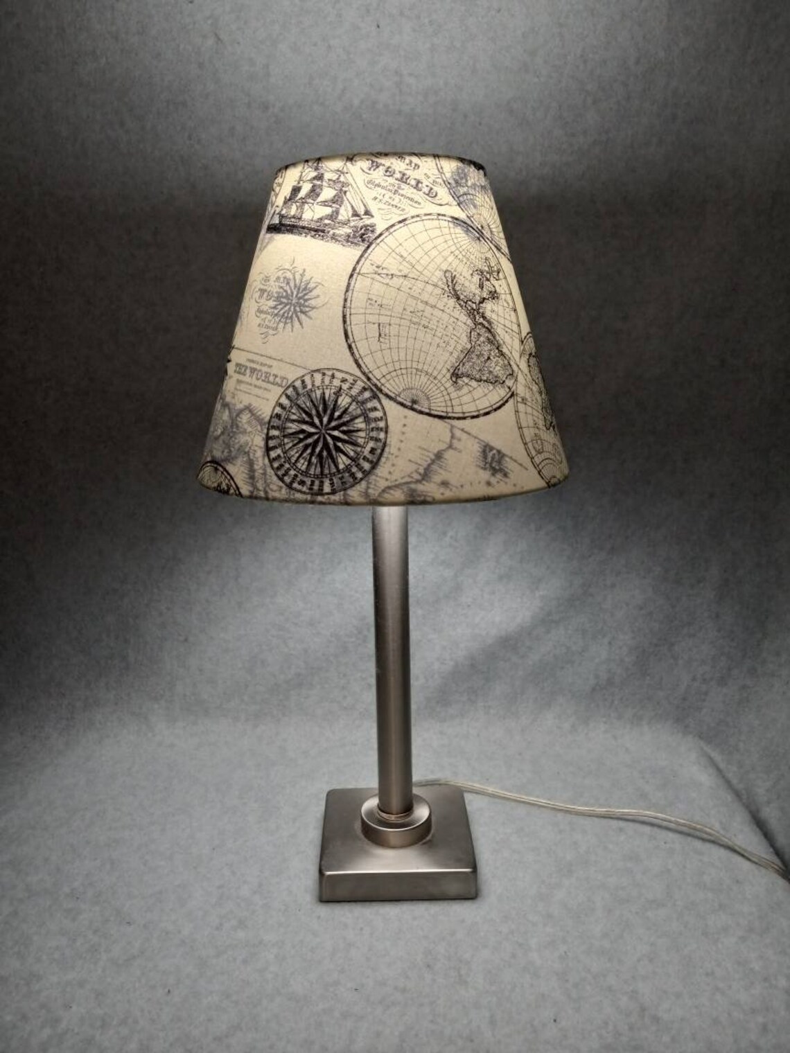 Old World Map Lamp Shade. Shades Are 9.5 X 5 X - Etsy UK