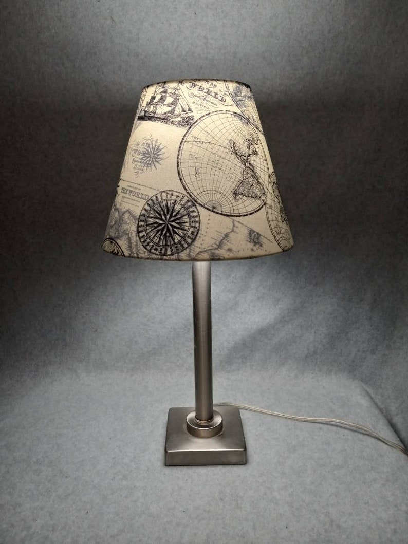 Old World Map Lamp Shade. Shades Are 9.5 X 5 X - Etsy