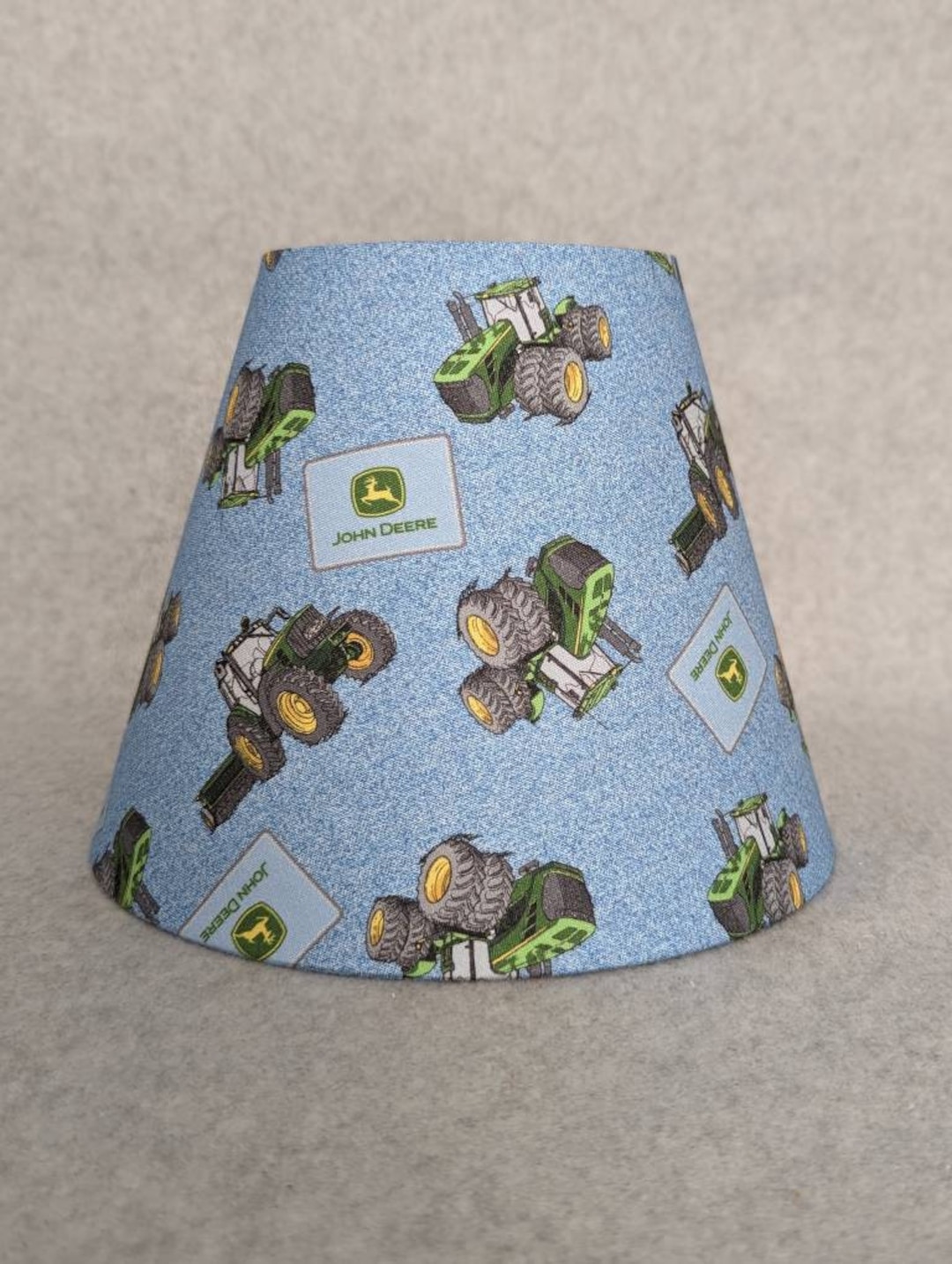 John Deere Tractor Lamp Shade. Denim Look. Heavy Equipment. Shades Are ...